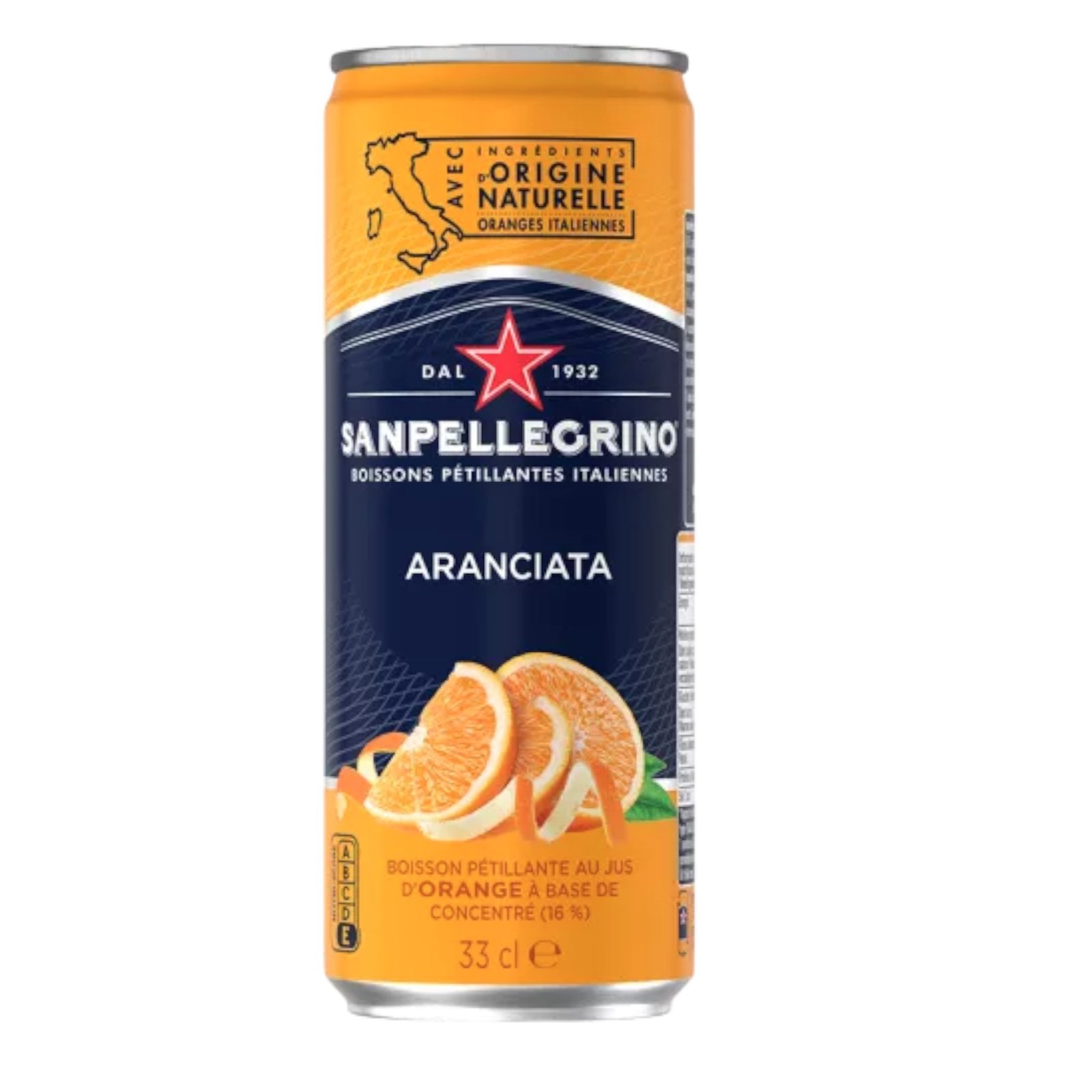 SAN PELLEGRINO ARANCIATA 33CL Emballage et Cie distribution de boissons ...